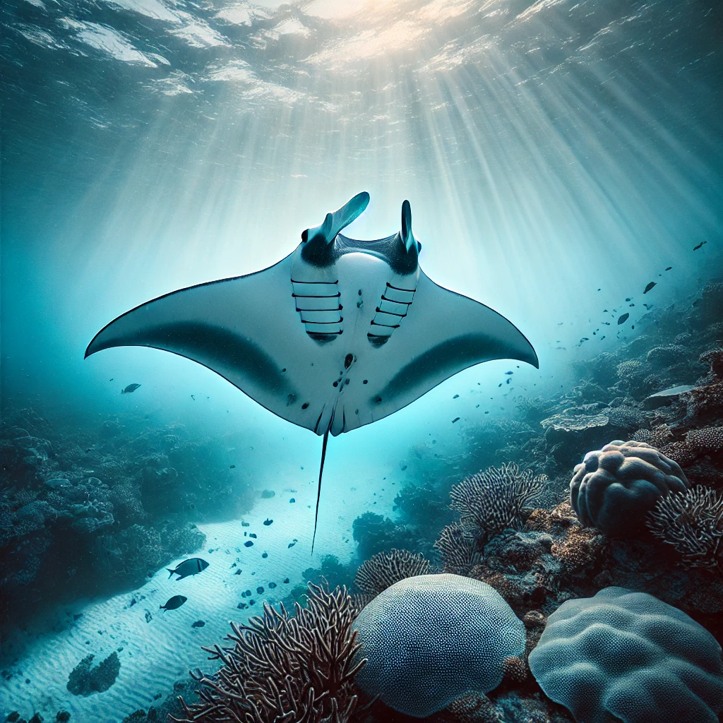 Ikan Pari Manta: Keindahan Laut yang Memukau - Kehidupan Liar Vortixel